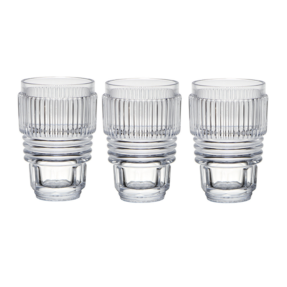 Large Drinking Glasses Set Of 3 Design Casa
